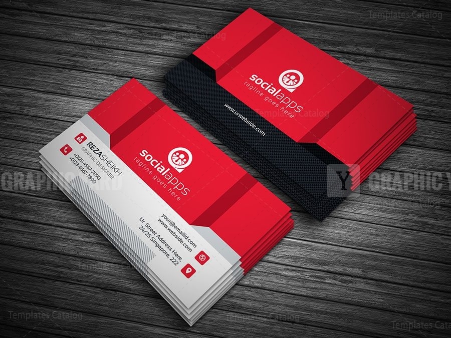 3D Effect Business Card Template · Graphic Yard | Graphic Templates Store