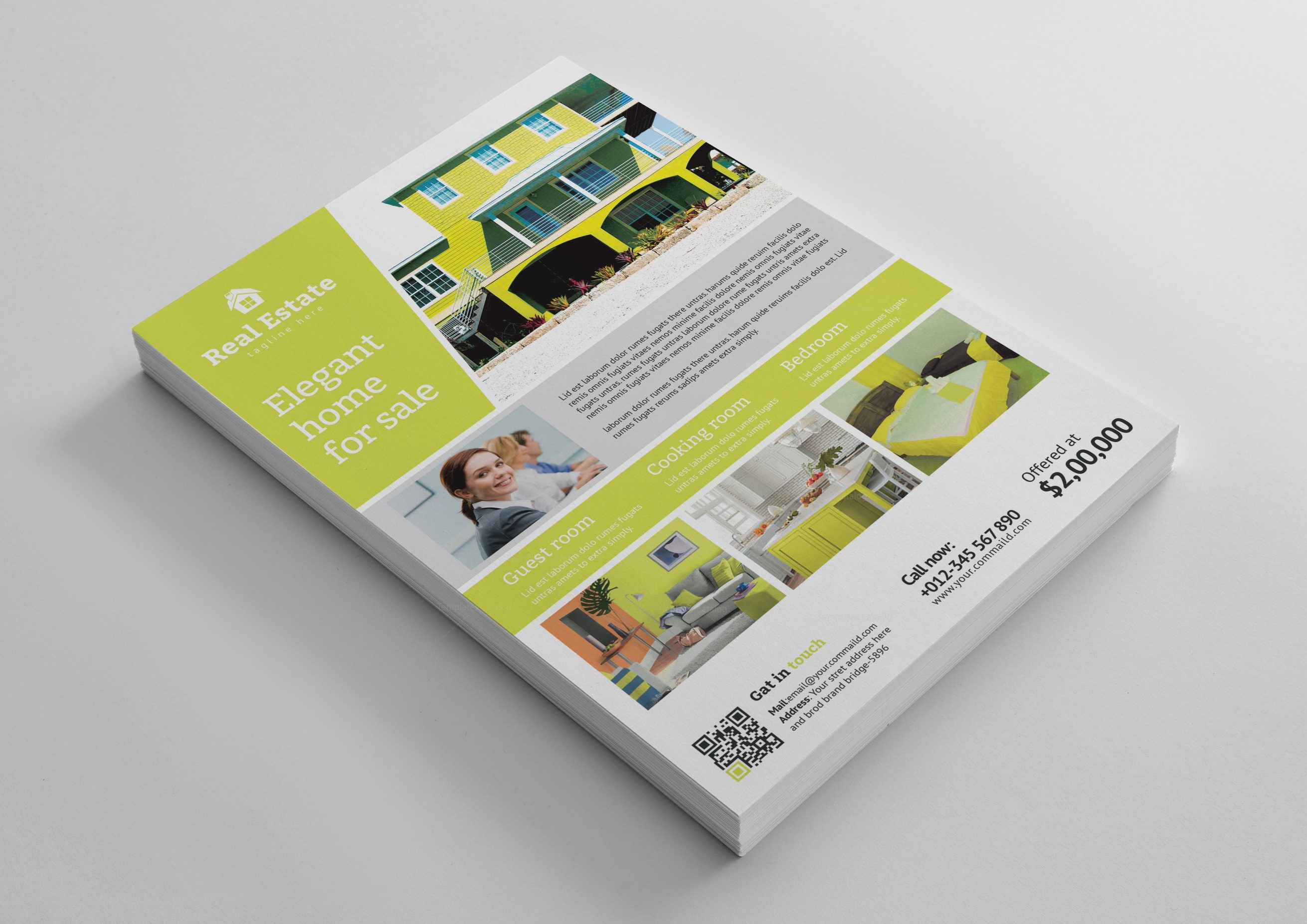 Bargain Real Estate Flyer Design Template · Graphic Yard | Graphic ...