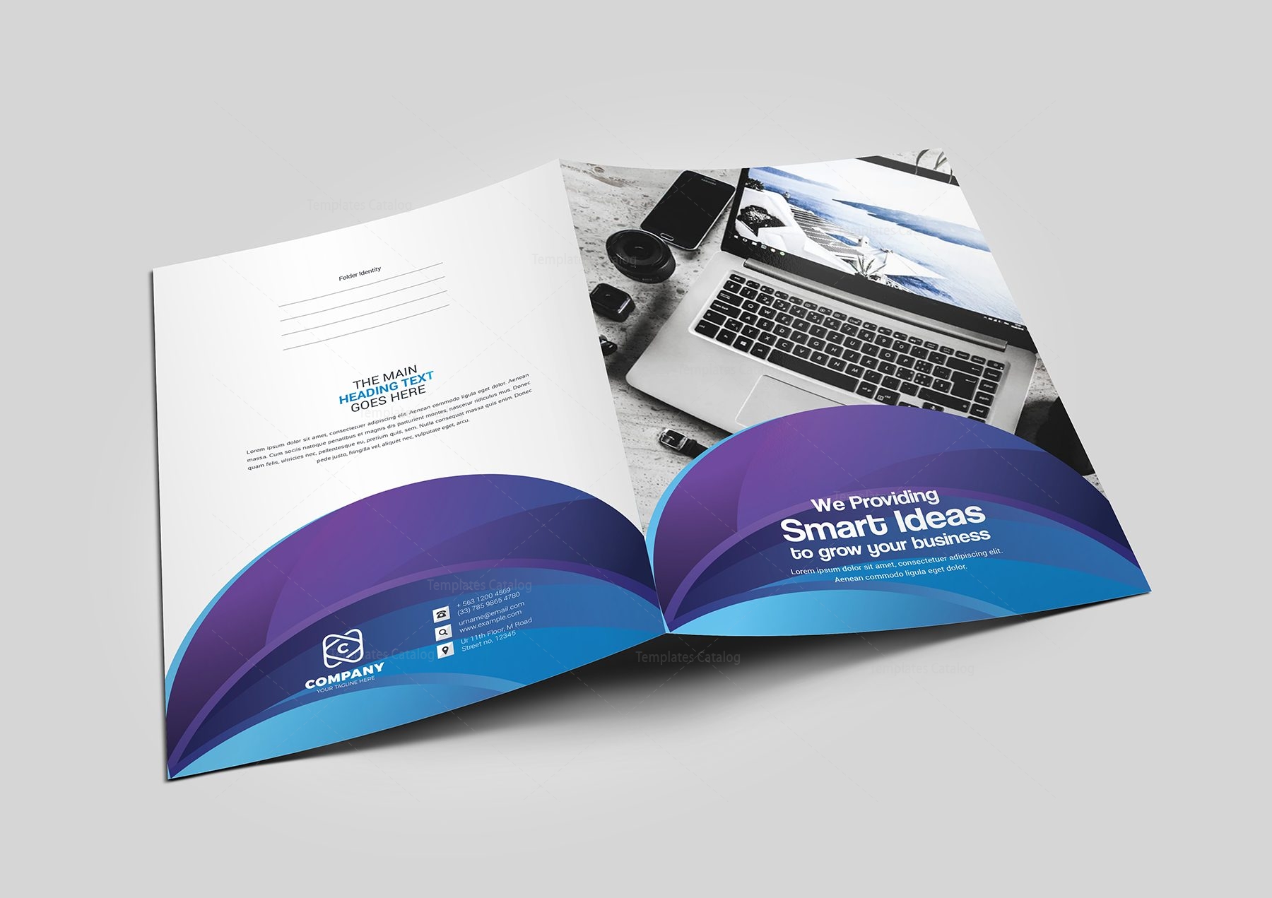 Best Presentation Folder Design Template · Graphic Yard | Graphic ...