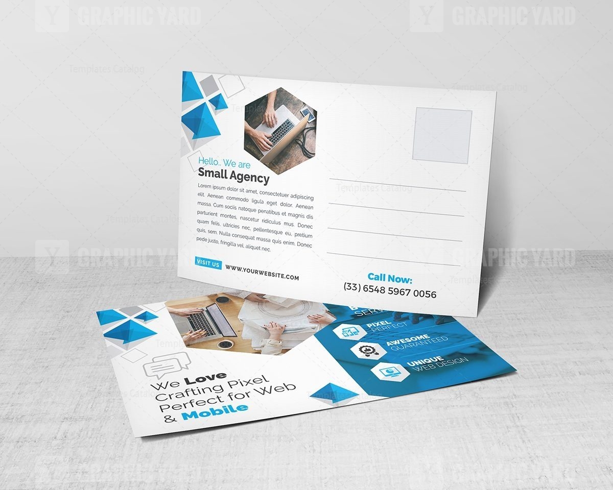 Business Post Card Template · Graphic Yard | Graphic Templates Store