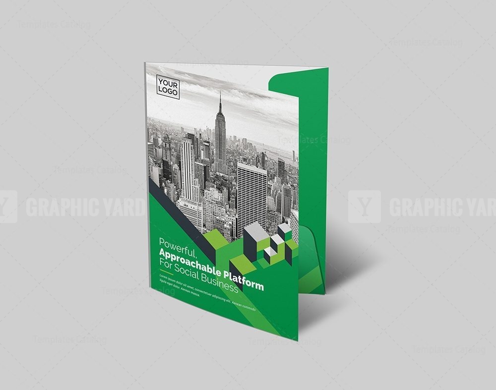 Business Presentation Folders · Graphic Yard | Graphic Templates Store