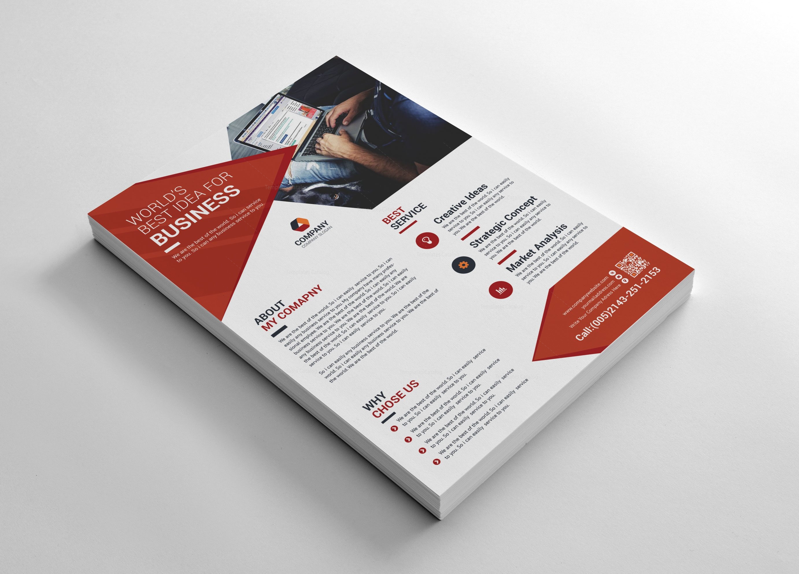 Business Services Flyer Design · Graphic Yard | Graphic Templates Store