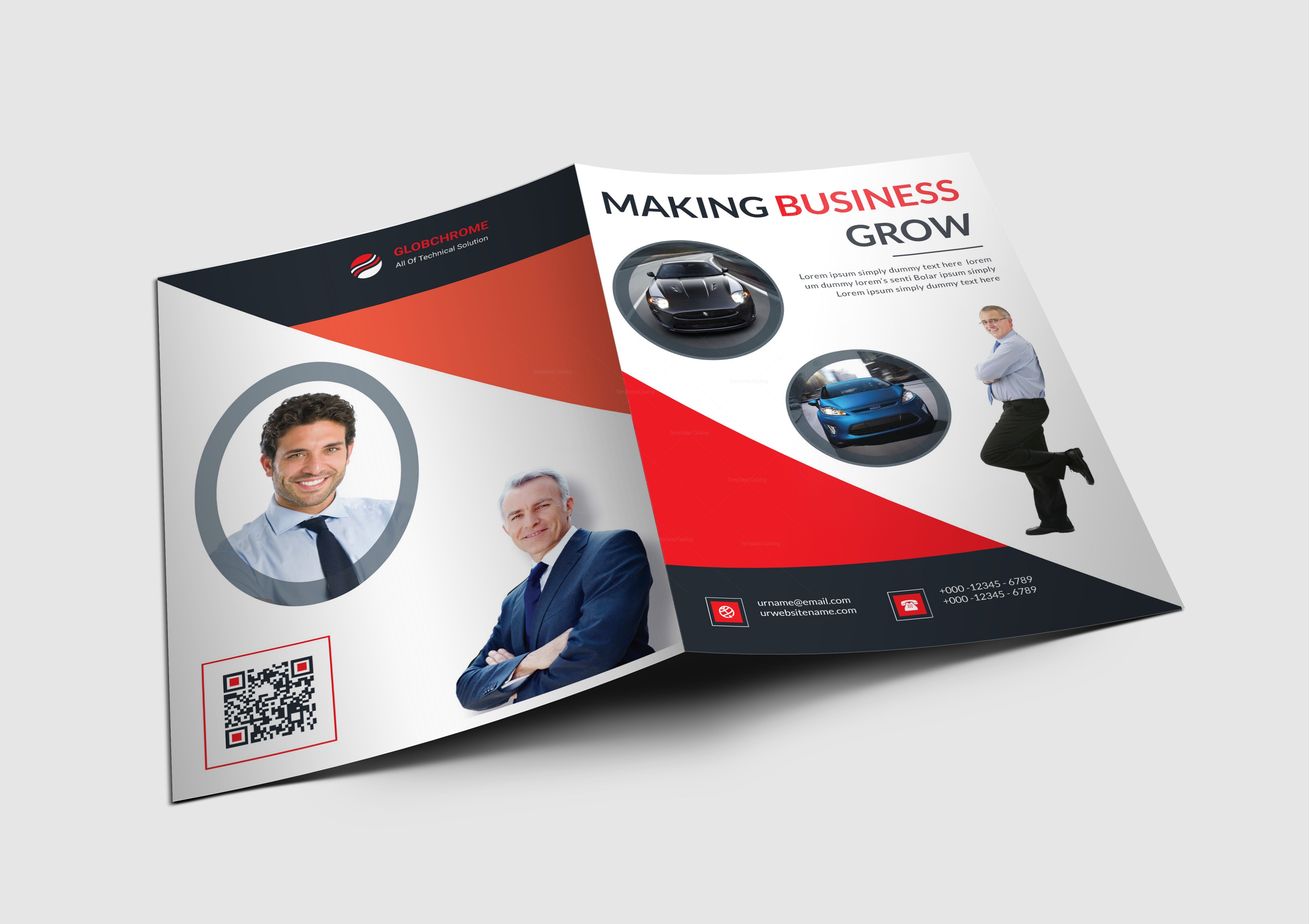 Car Stylish Presentation Folder Design Template · Graphic Yard ...