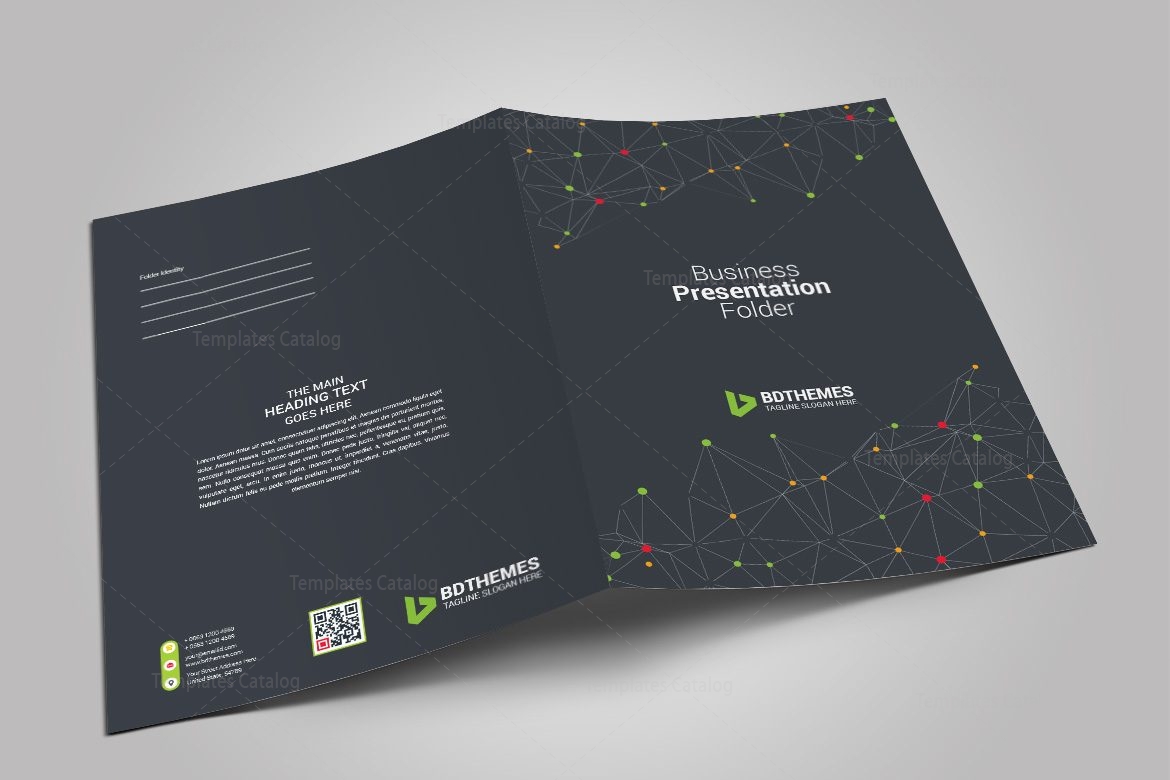 Catering Presentation Folder Template · Graphic Yard | Graphic ...