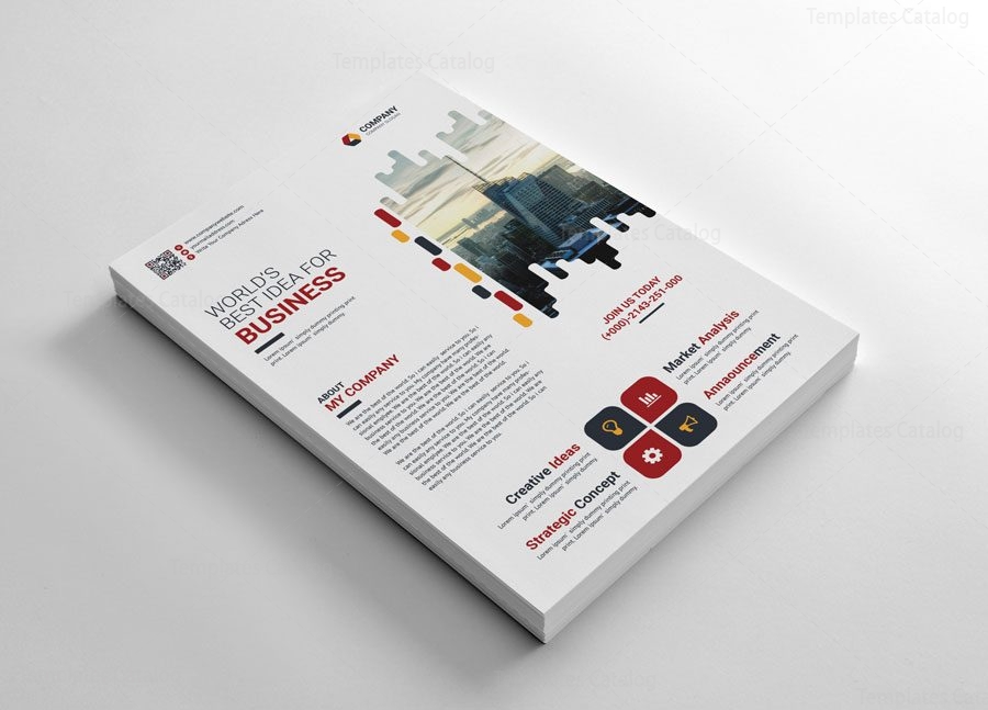 Clean Layered Flyers Templates · Graphic Yard | Graphic Templates Store