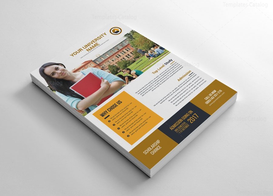 College Creative Flyer Design · Graphic Yard | Graphic Templates Store