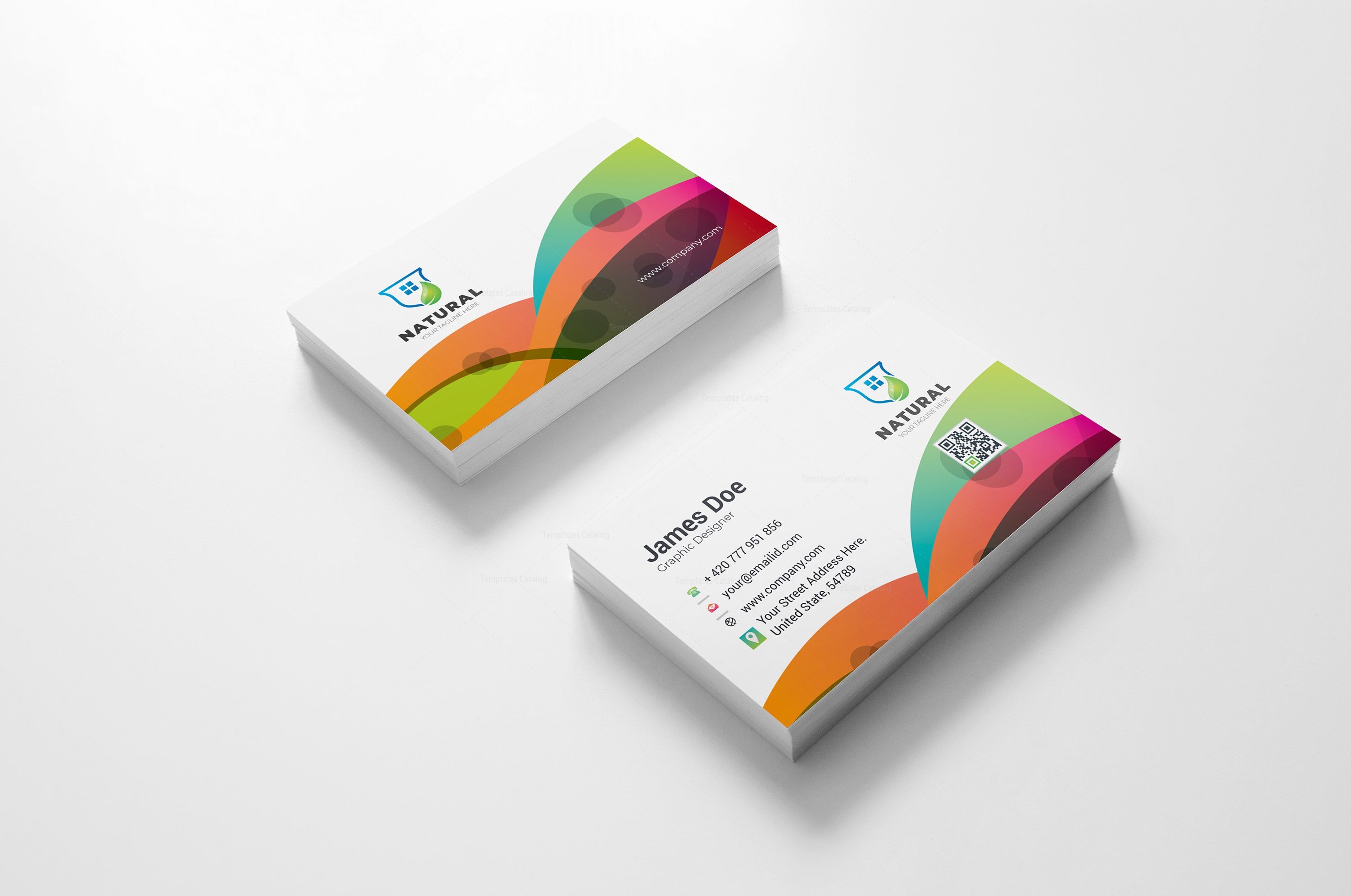 Colorful Creative Business Card Design · Graphic Yard | Graphic ...