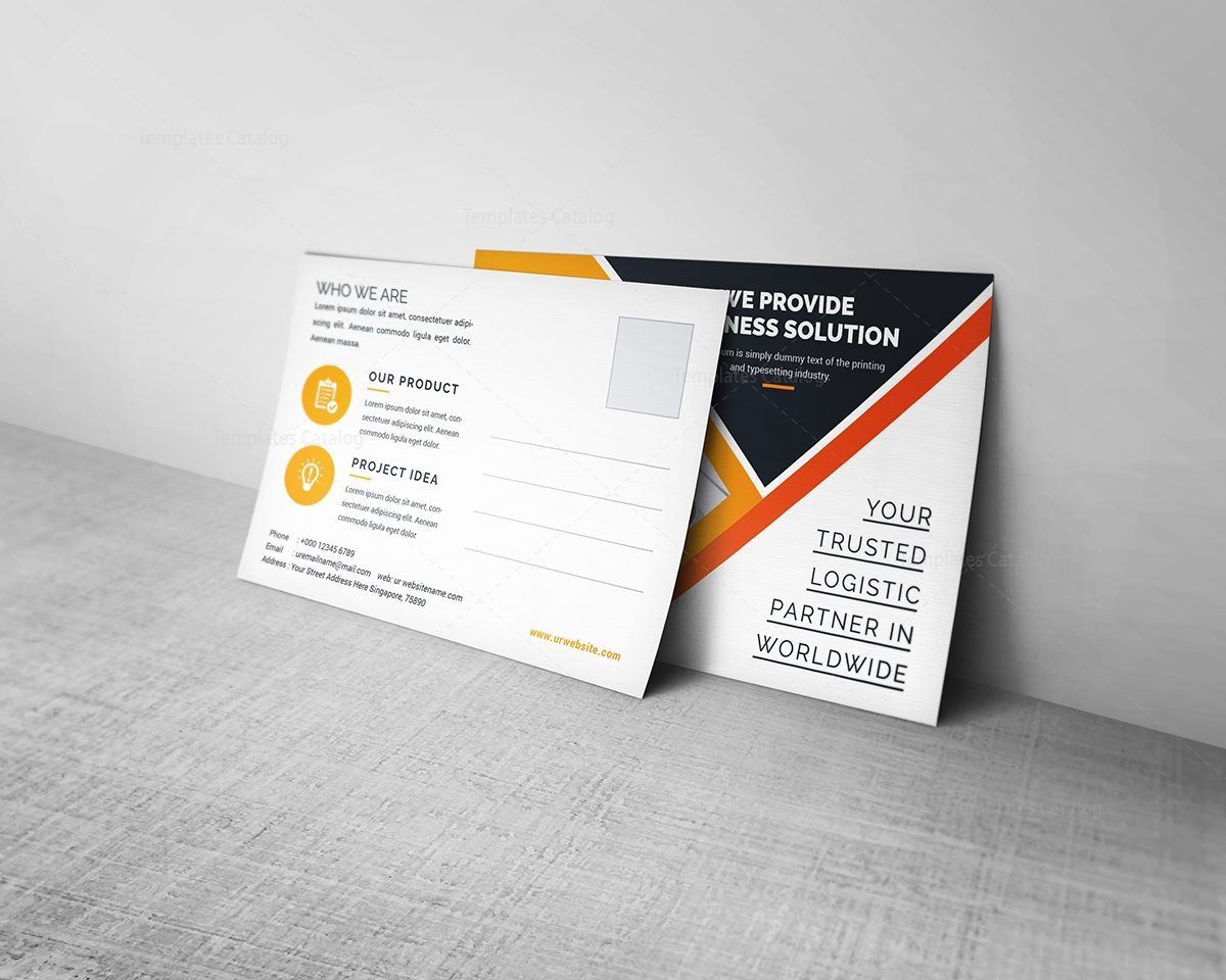 Corporate Business Postcard Design · Graphic Yard | Graphic Templates Store