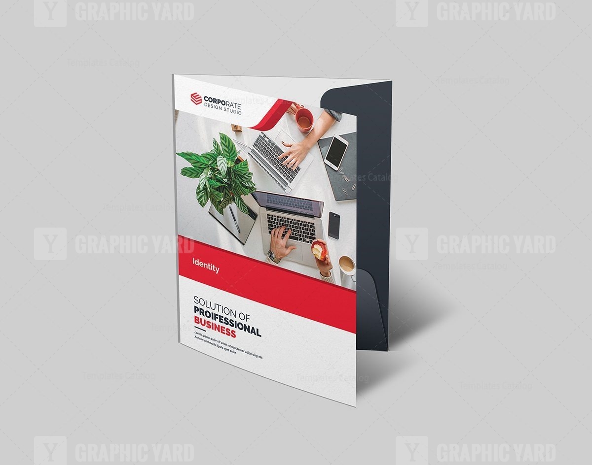 Corporate Folder Template · Graphic Yard | Graphic Templates Store