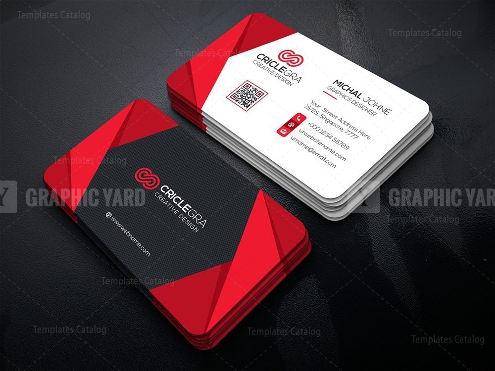 Creative Modern Business Card · Graphic Yard | Graphic Templates Store