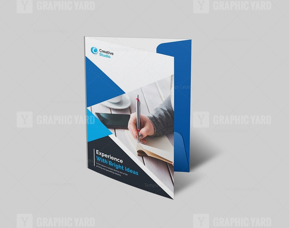 Creative Presentation Folder · Graphic Yard | Graphic Templates Store