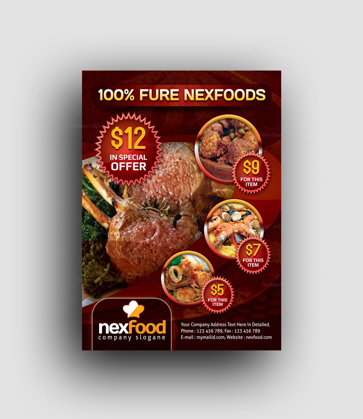 Creative Restaurant Flyer Design Templates · Graphic Yard | Graphic ...