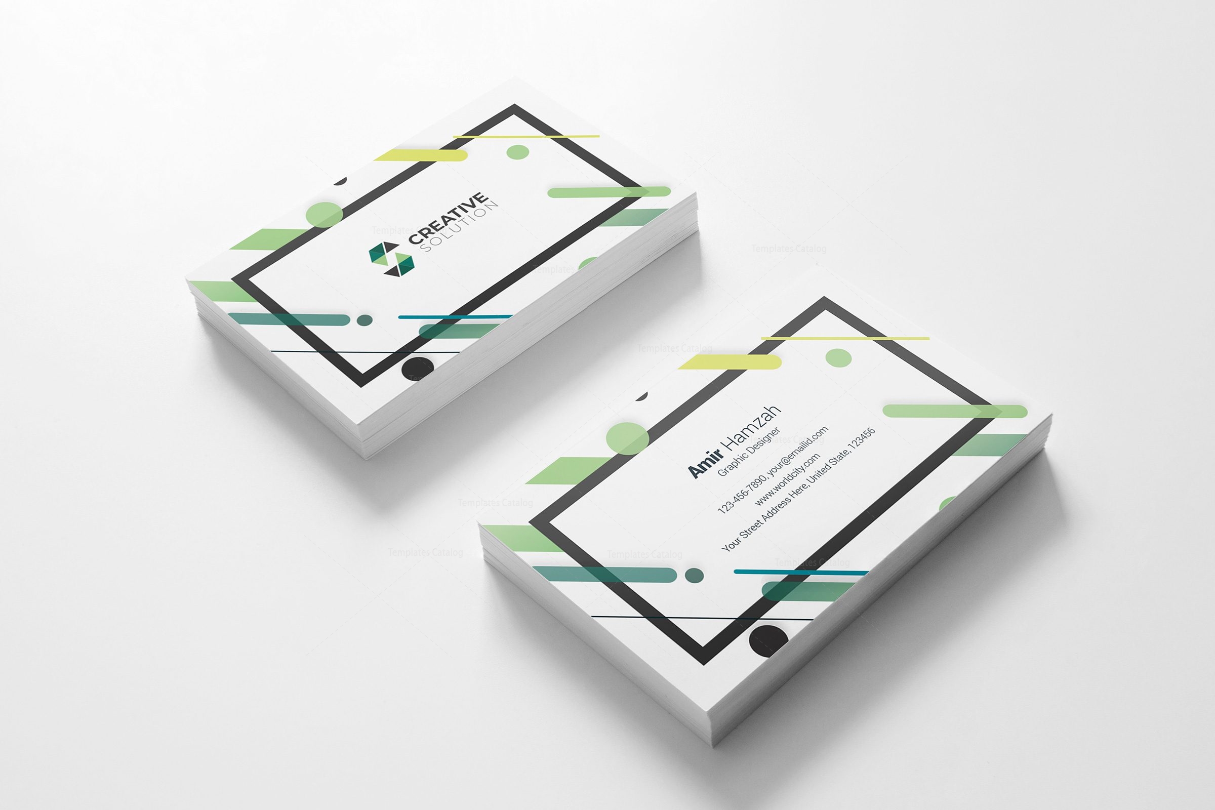 Creative Solution Business Card Design Template · Graphic Yard ...