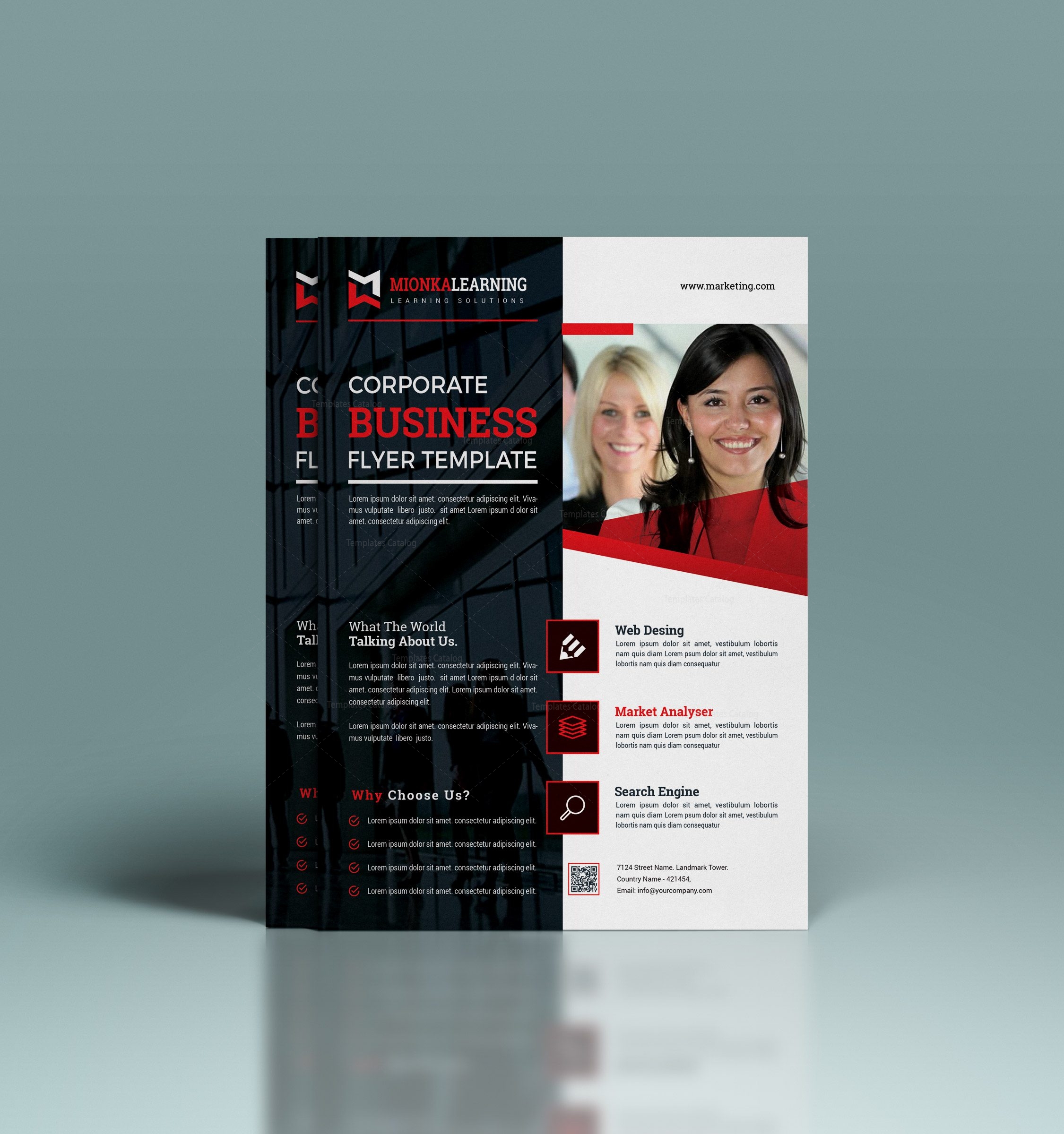 Design Print Flyer Template · Graphic Yard | Graphic Templates Store