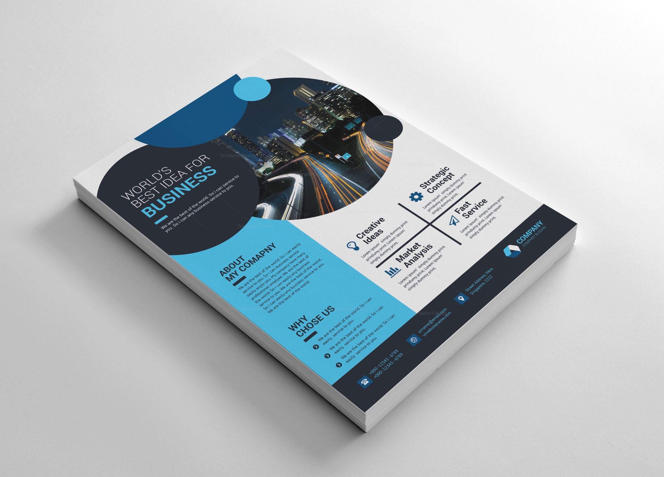 Display Business Flyer Design · Graphic Yard | Graphic Templates Store