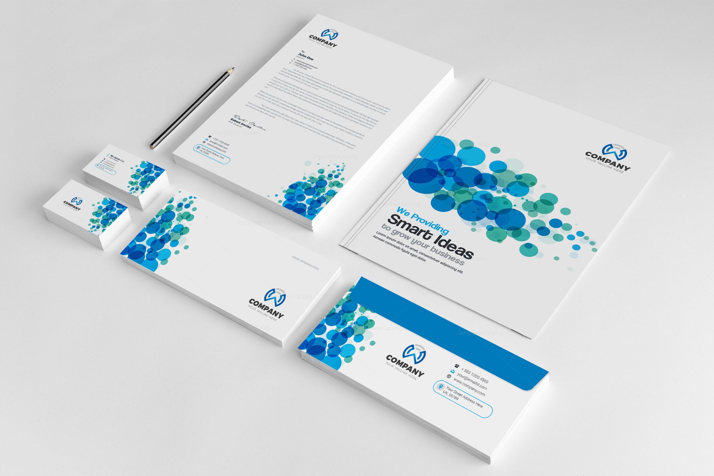 Dots Corporate Identity Pack Design Template · Graphic Yard | Graphic ...