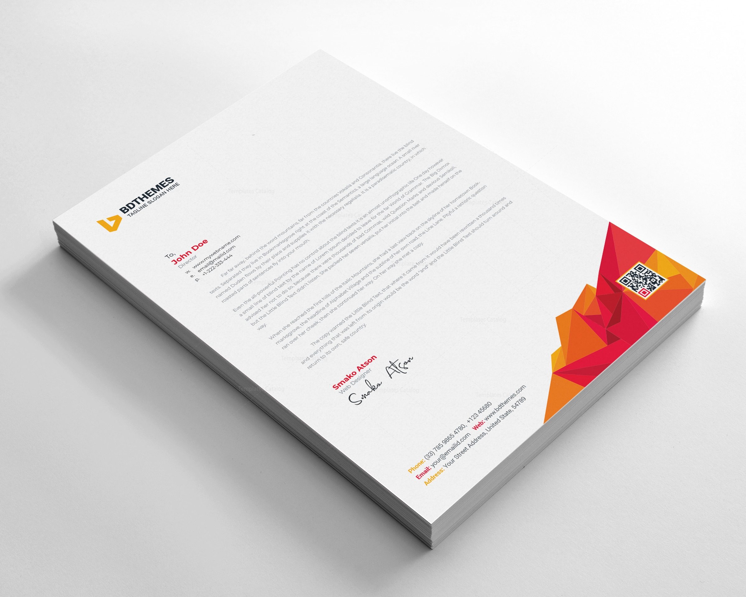 Education Letterhead Design Template · Graphic Yard | Graphic Templates ...
