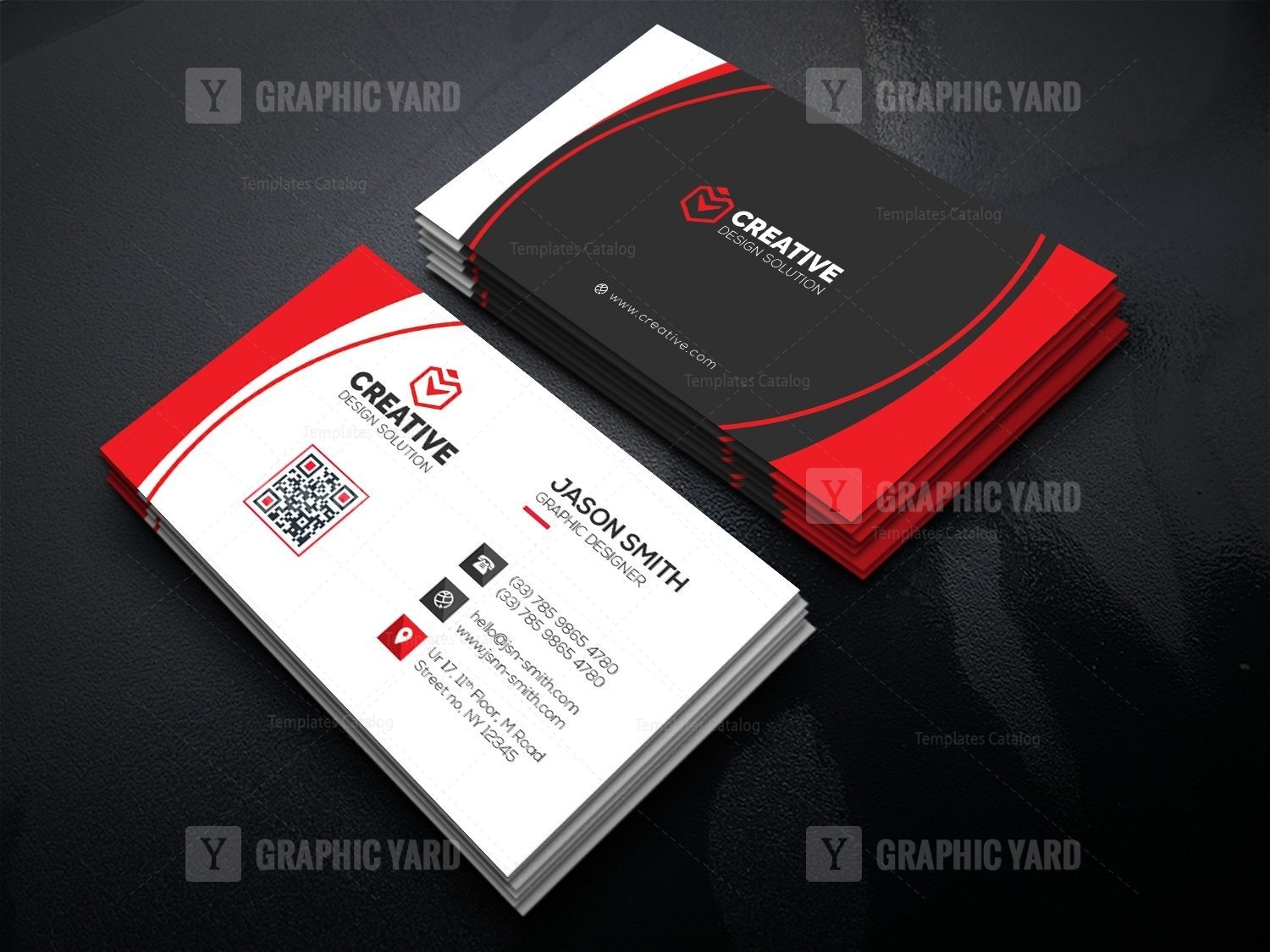 Elegant Executive Business Card · Graphic Yard | Graphic Templates Store