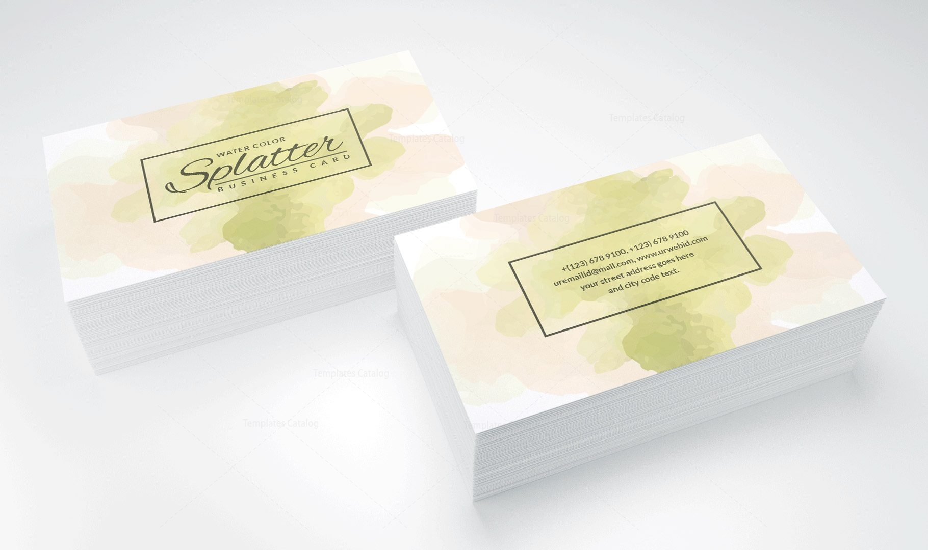 Feminine Business Card Design · Graphic Yard | Graphic Templates Store