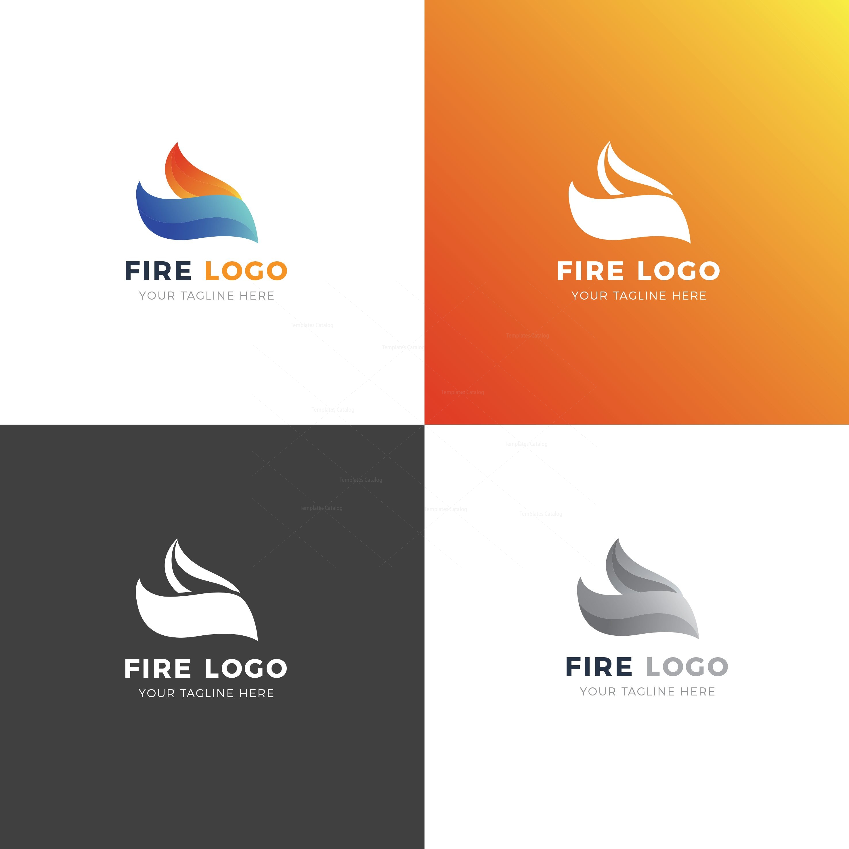 Fire Creative Logo Design Template · Graphic Yard | Graphic Templates Store