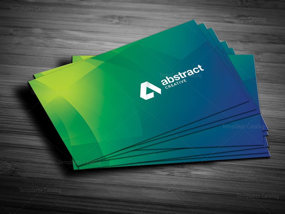 Green Elegant Business Card Design · Graphic Yard | Graphic Templates Store