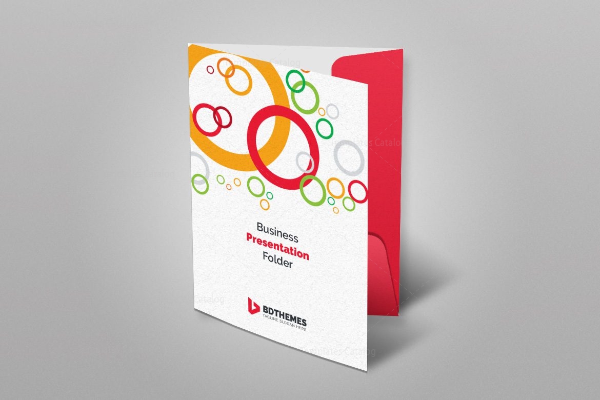 Health Presentation Folder Template · Graphic Yard | Graphic Templates ...