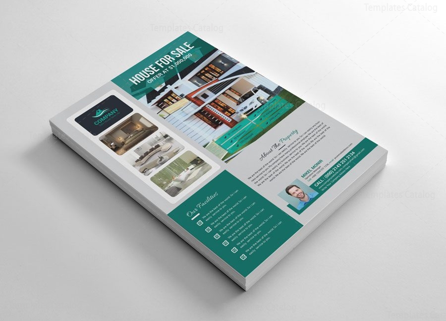 House Flyers Template Design · Graphic Yard | Graphic Templates Store