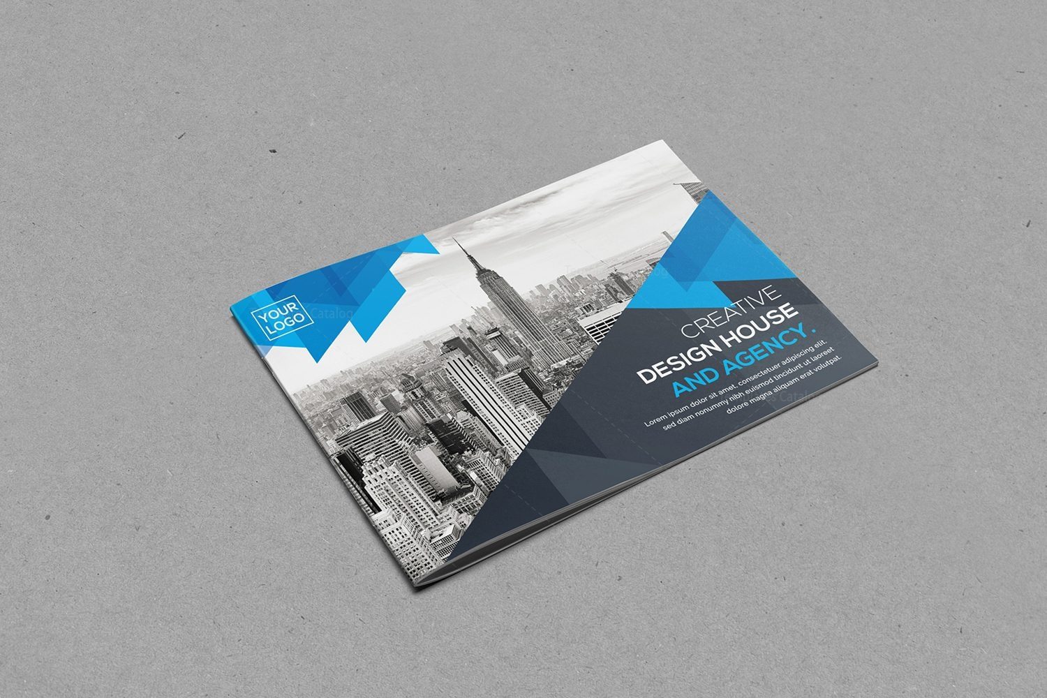 Landscape Brochure Template Design · Graphic Yard | Graphic Templates Store