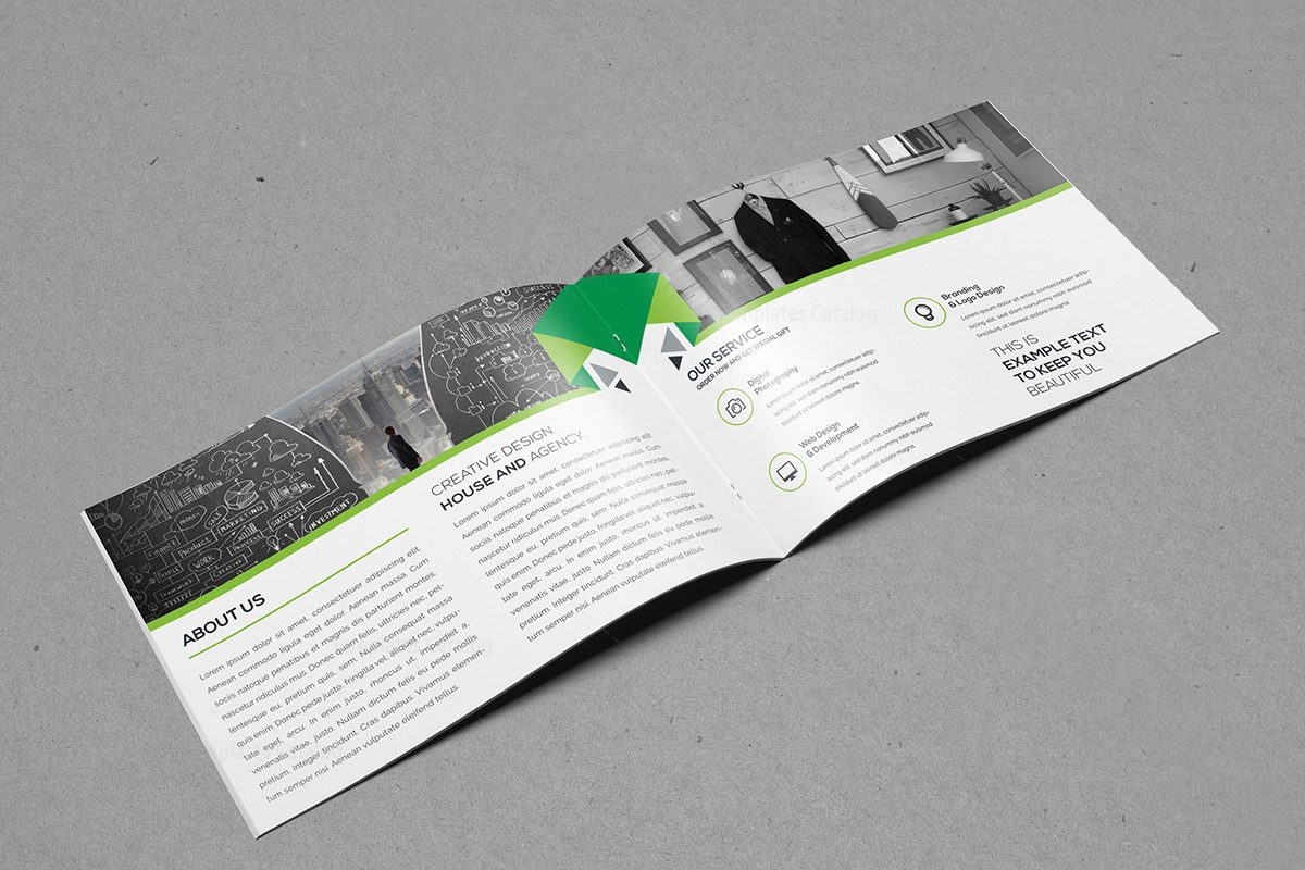 Landscape Brochure Template · Graphic Yard | Graphic Templates Store