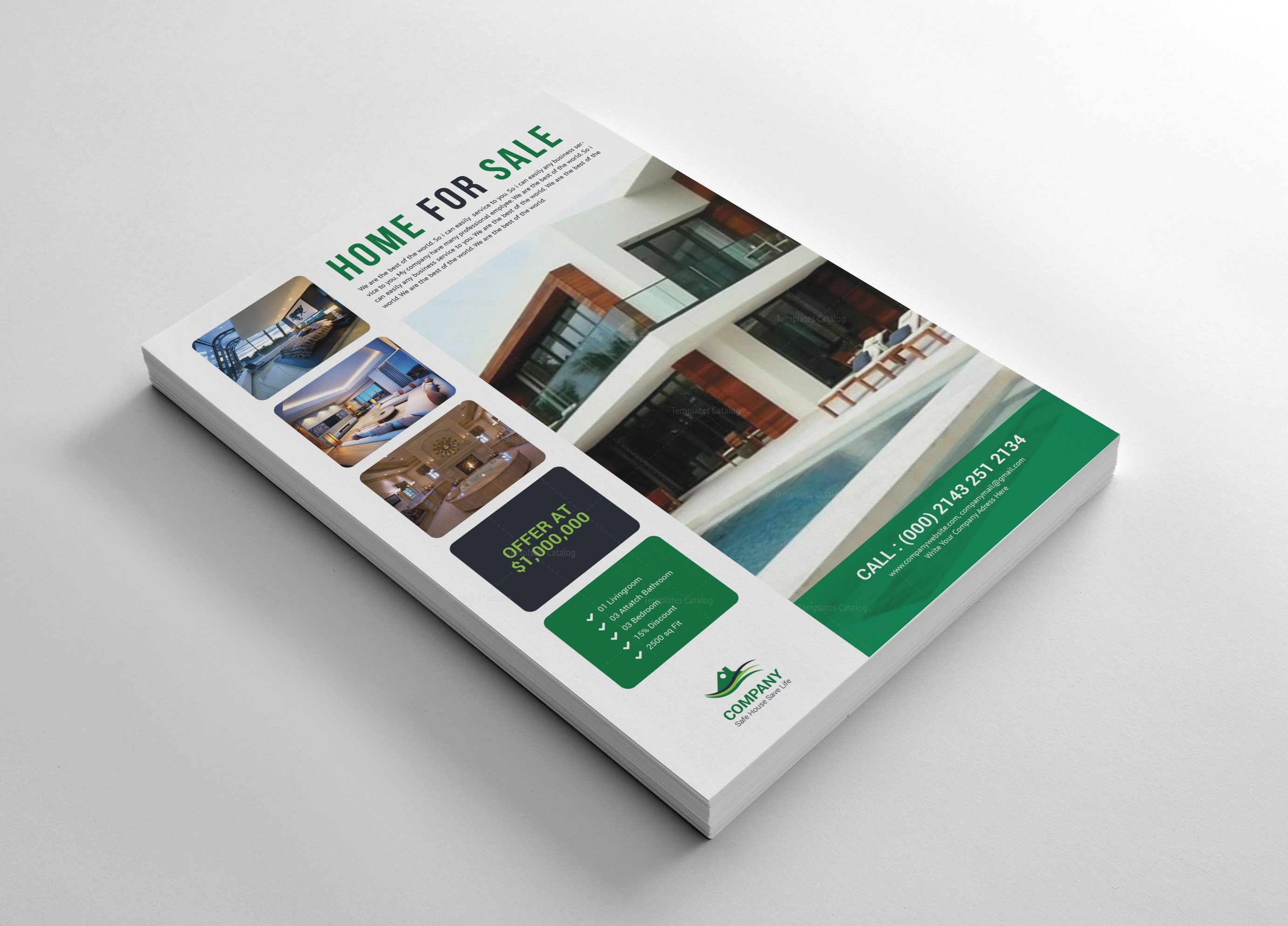 Luxury House Flyers Design · Graphic Yard | Graphic Templates Store