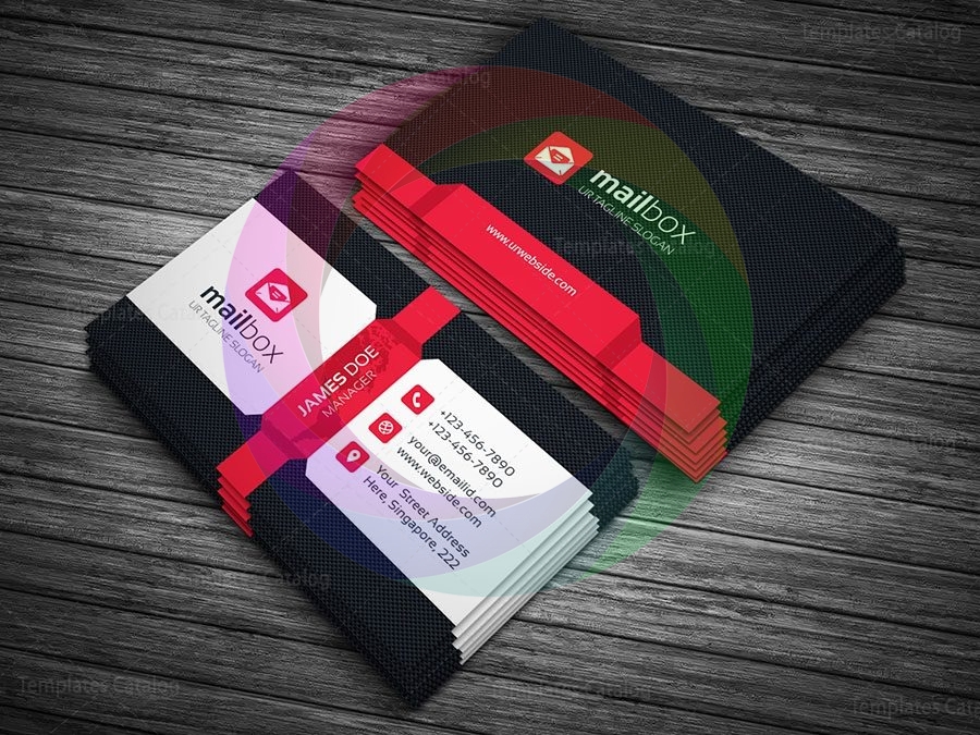 Mailbox Business Card Template · Graphic Yard | Graphic Templates Store
