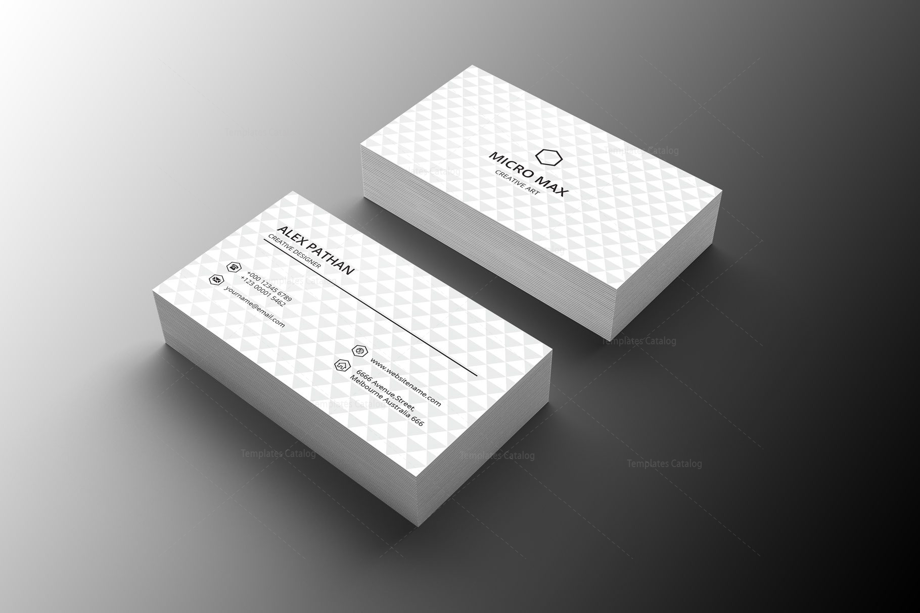 Minimal Inspector Business Card Design · Graphic Yard | Graphic ...