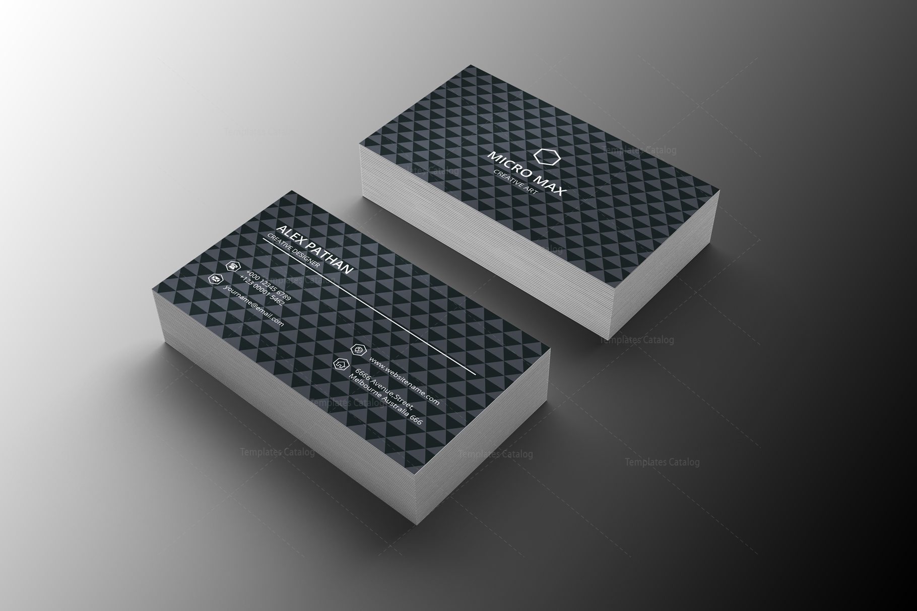 Minimal Inspector Business Card Design · Graphic Yard | Graphic ...