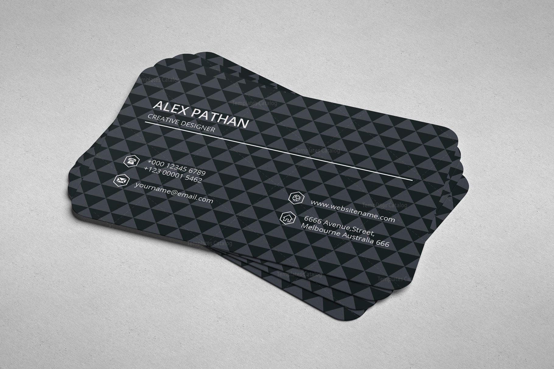 Minimal Inspector Business Card Design · Graphic Yard | Graphic ...