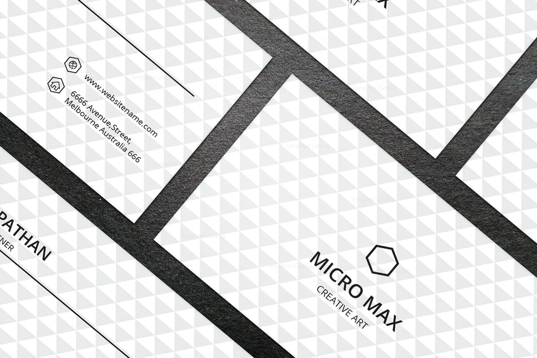 Minimal Inspector Business Card Design · Graphic Yard | Graphic ...