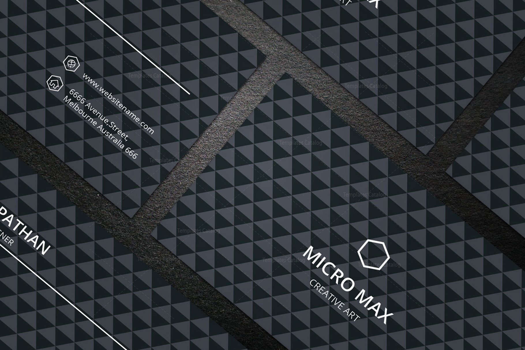 Minimal Inspector Business Card Design · Graphic Yard | Graphic ...