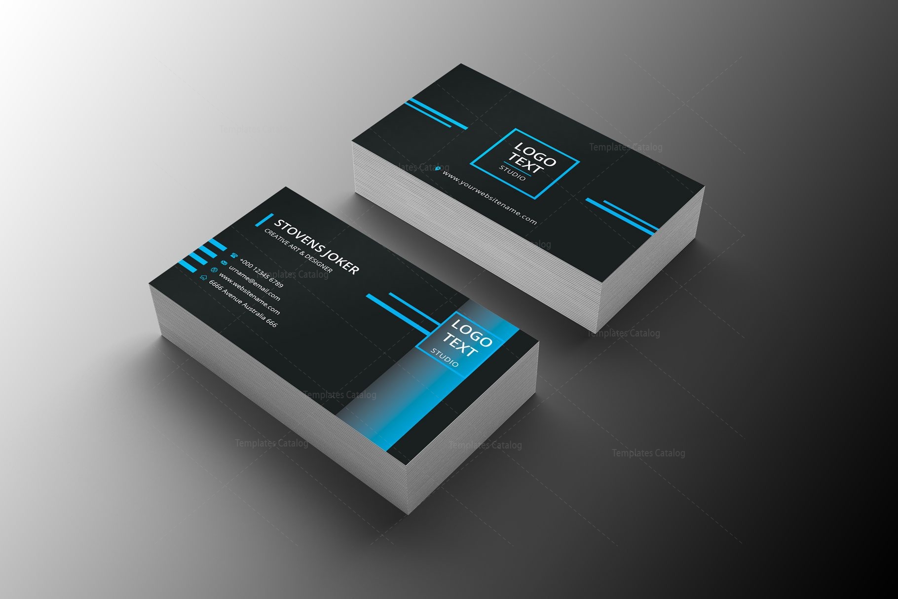 Minimal Programmer Business Card Design · Graphic Yard | Graphic ...