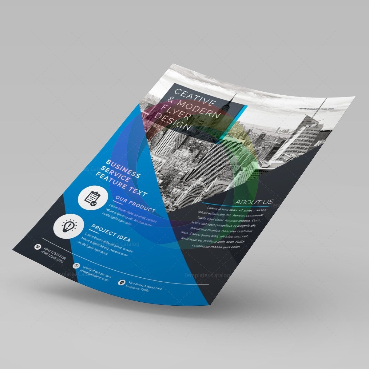 Modern Flyer Design · Graphic Yard | Graphic Templates Store