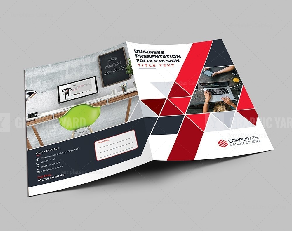 Perfect Presentation Folder · Graphic Yard | Graphic Templates Store