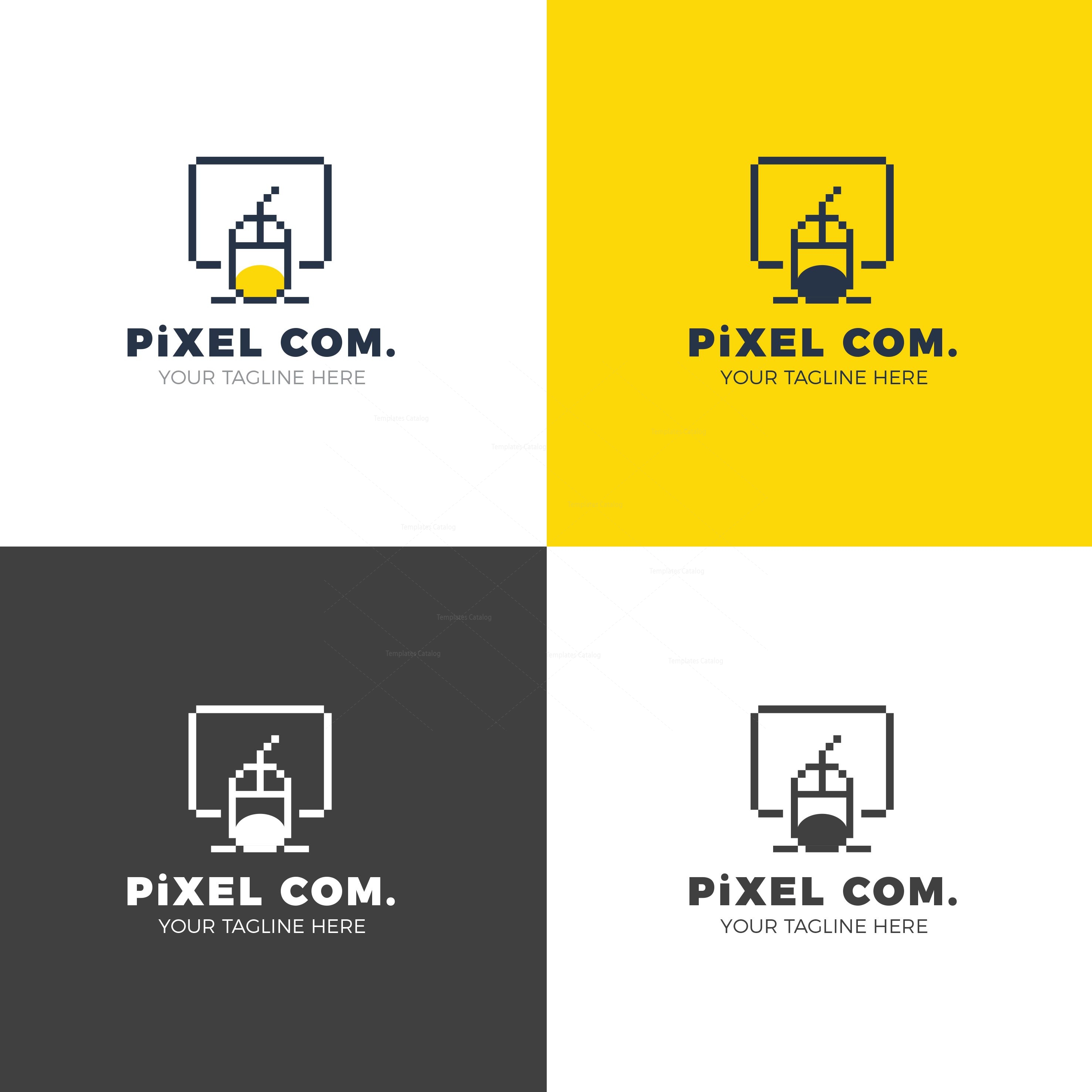 Pixel Creative Logo Design Template · Graphic Yard | Graphic Templates ...
