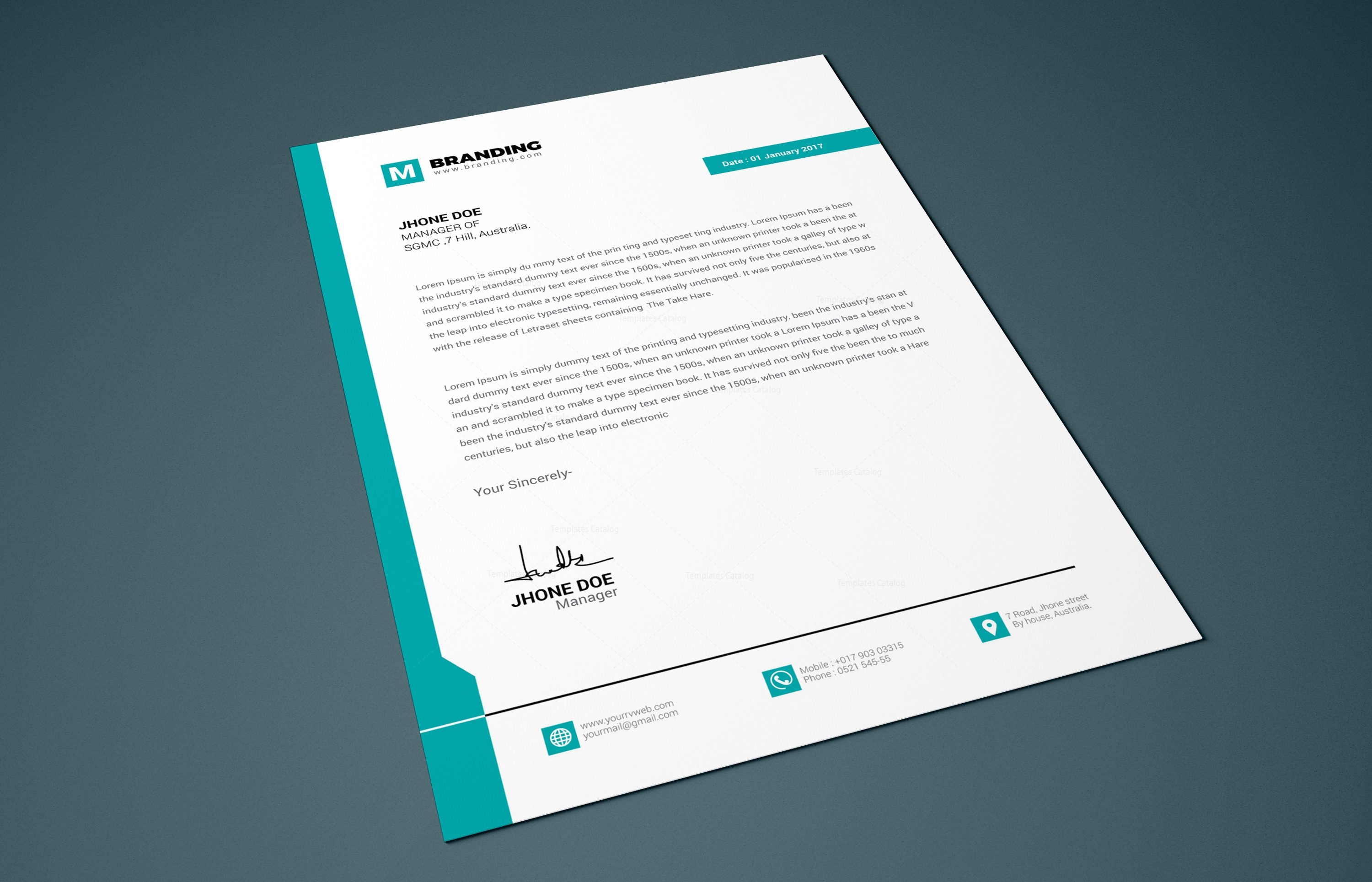 Plain Creative Corporate Letterhead Design Template · Graphic Yard ... Plain Creative Corporate Letterhead Design Template · Graphic Yard ...