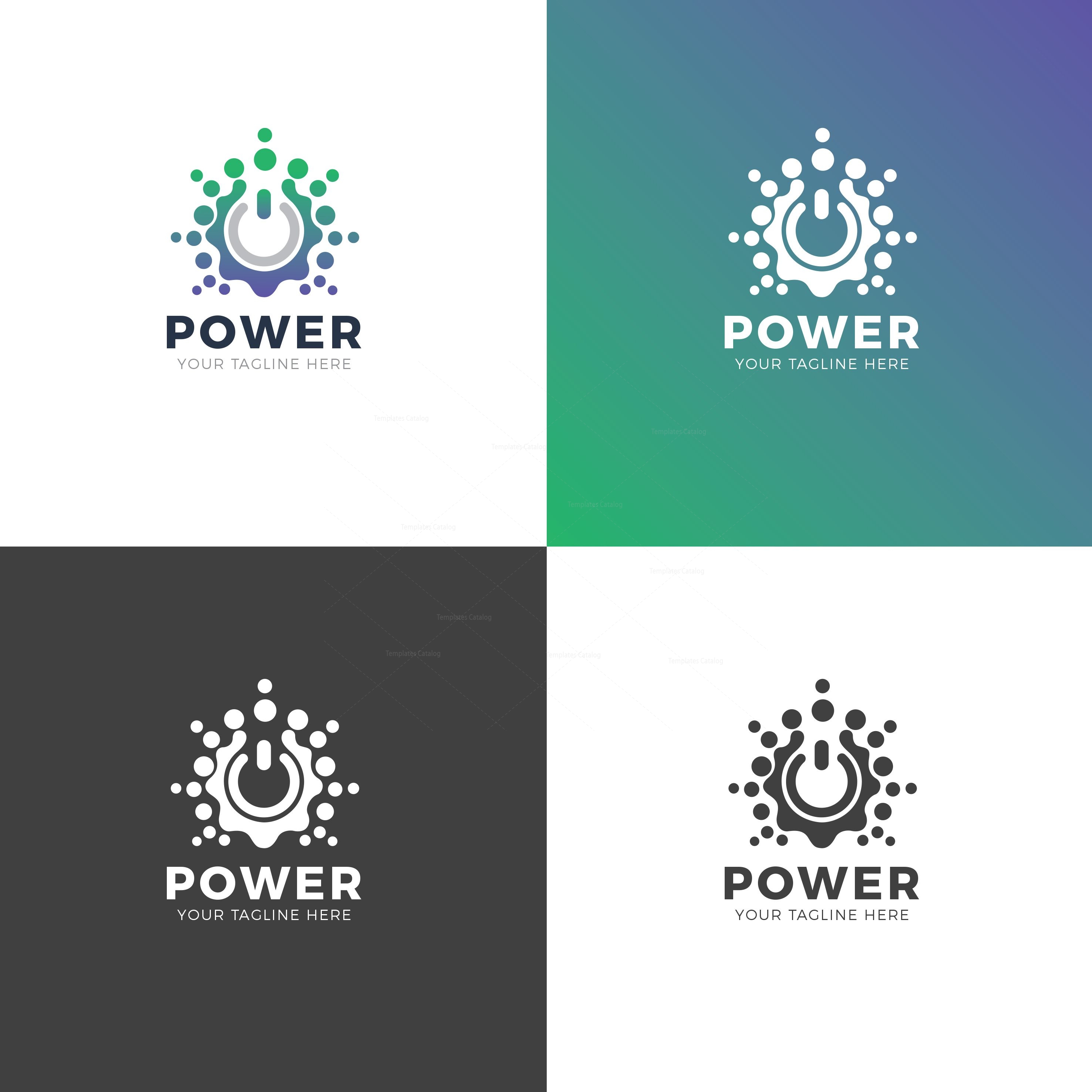 Power Professional Logo Design Template · Graphic Yard | Graphic ...