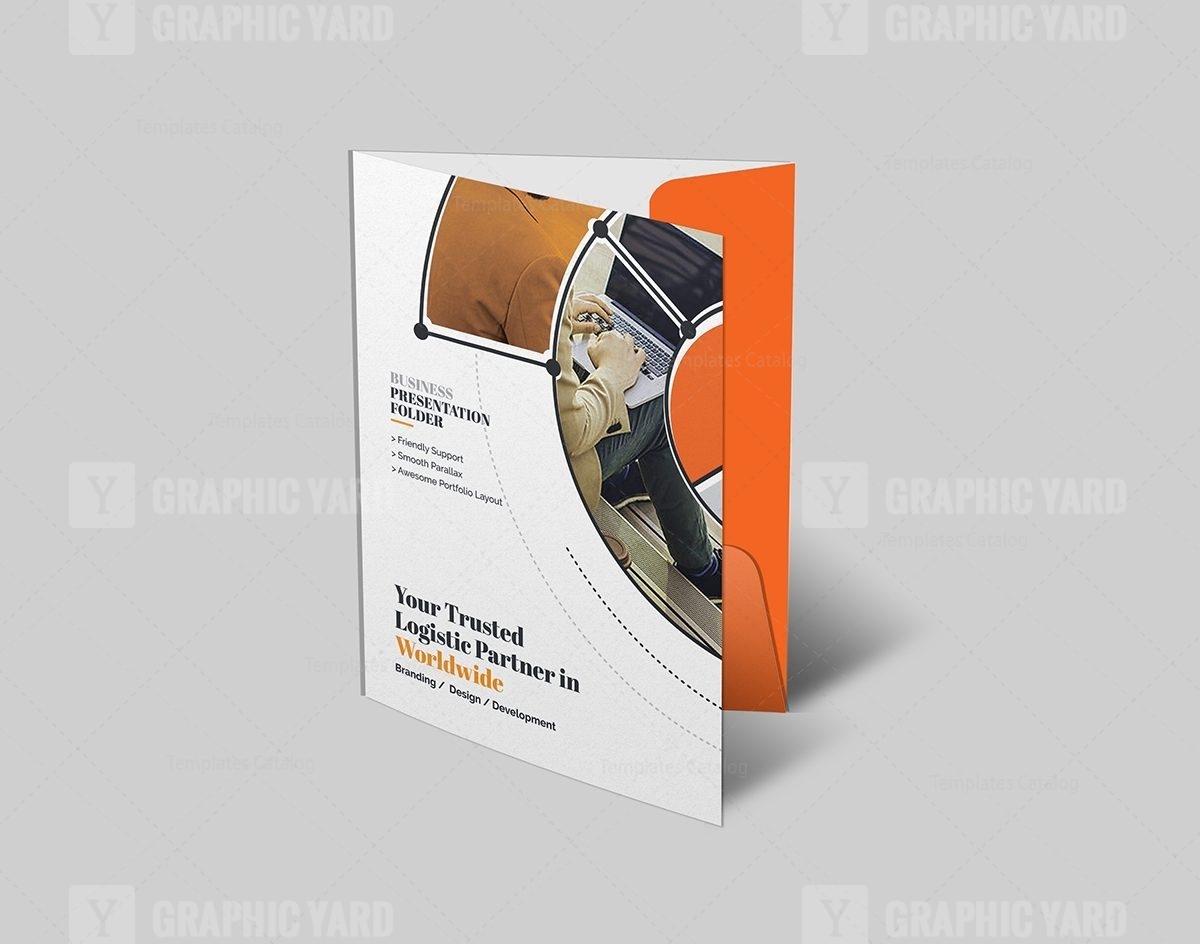 Premium Presentation Folder Design · Graphic Yard | Graphic Templates Store