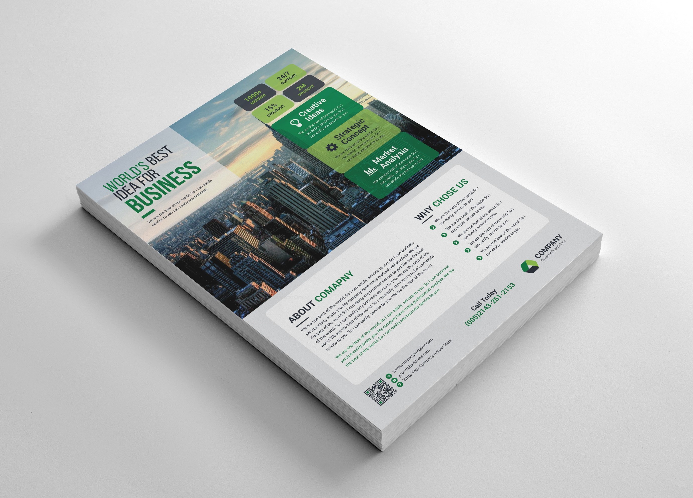 Print Corporate Flyers Graphic · Graphic Yard | Graphic Templates Store