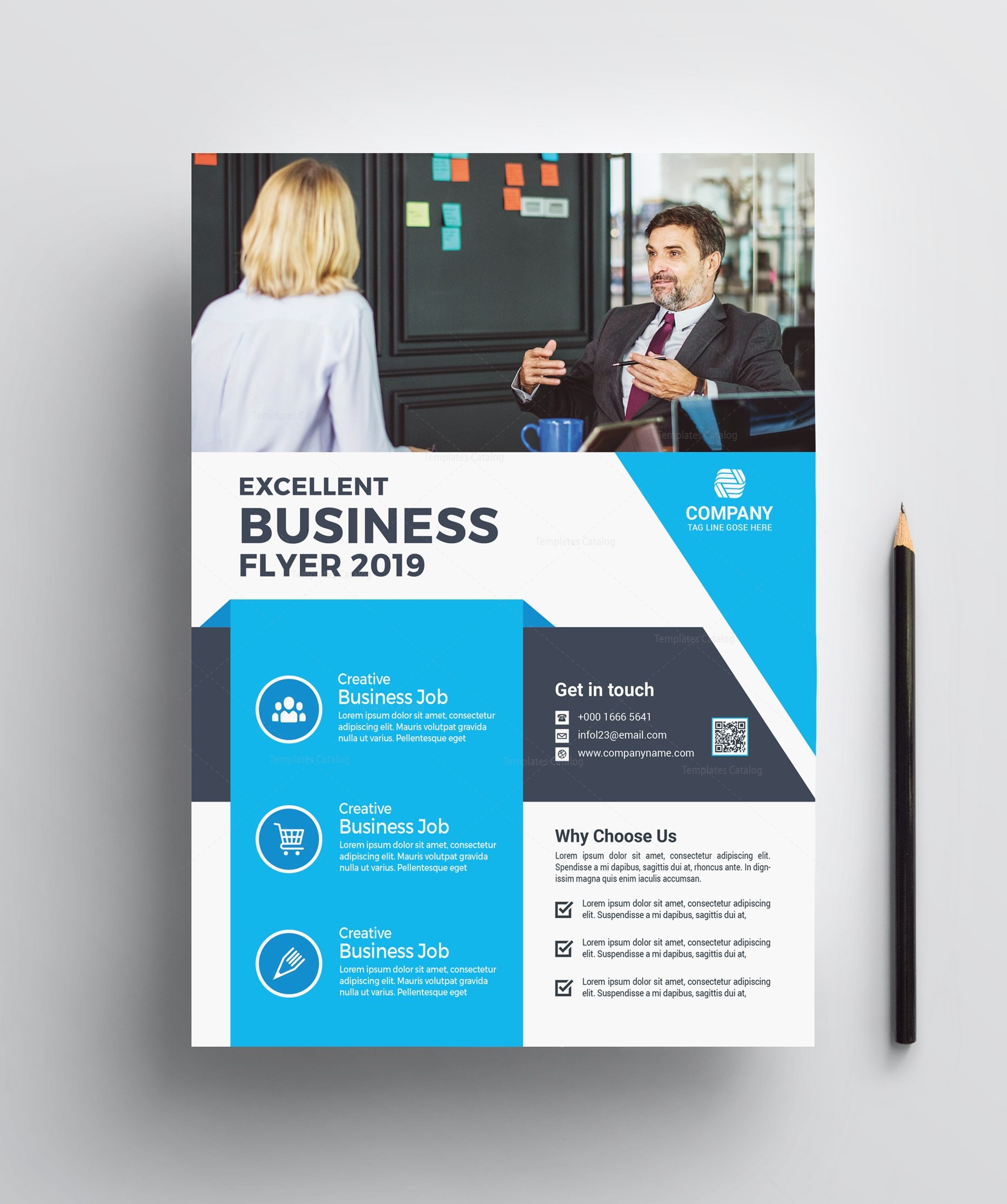 Print Excellent Flyer Design · Graphic Yard | Graphic Templates Store