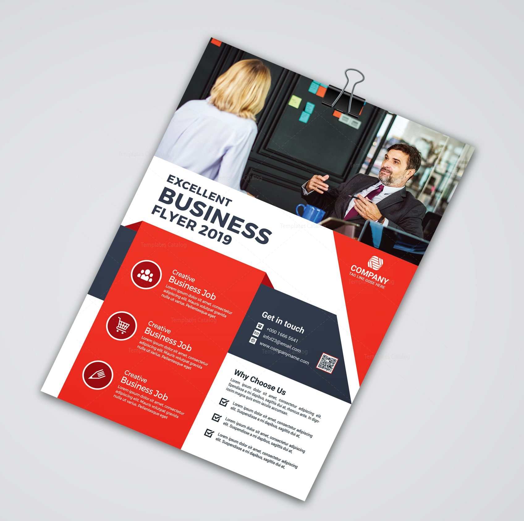 Print Excellent Flyer Design · Graphic Yard | Graphic Templates Store