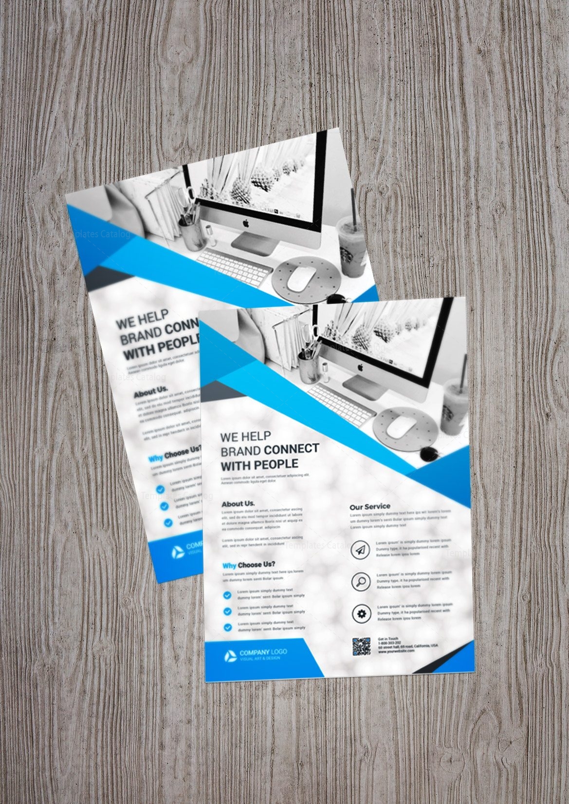 Print Stylish Flyer Design · Graphic Yard | Graphic Templates Store