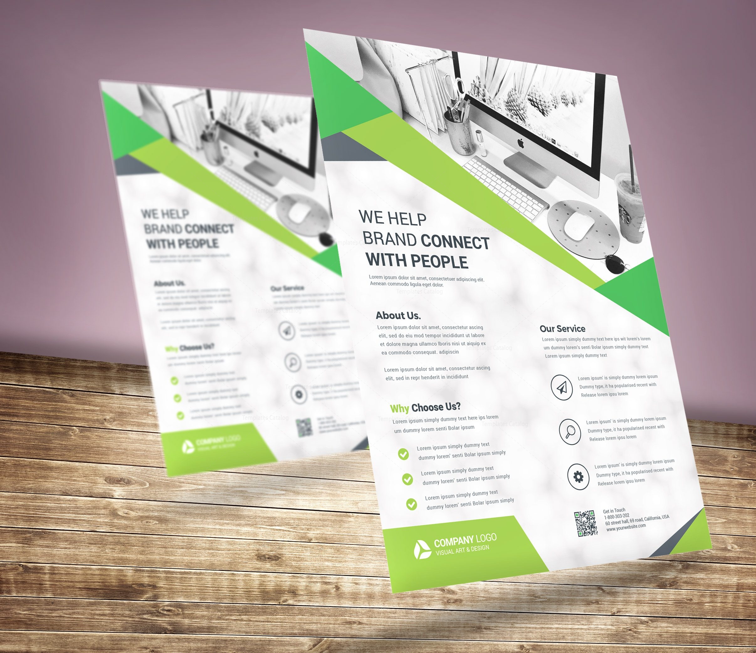 Print Stylish Flyer Design · Graphic Yard | Graphic Templates Store