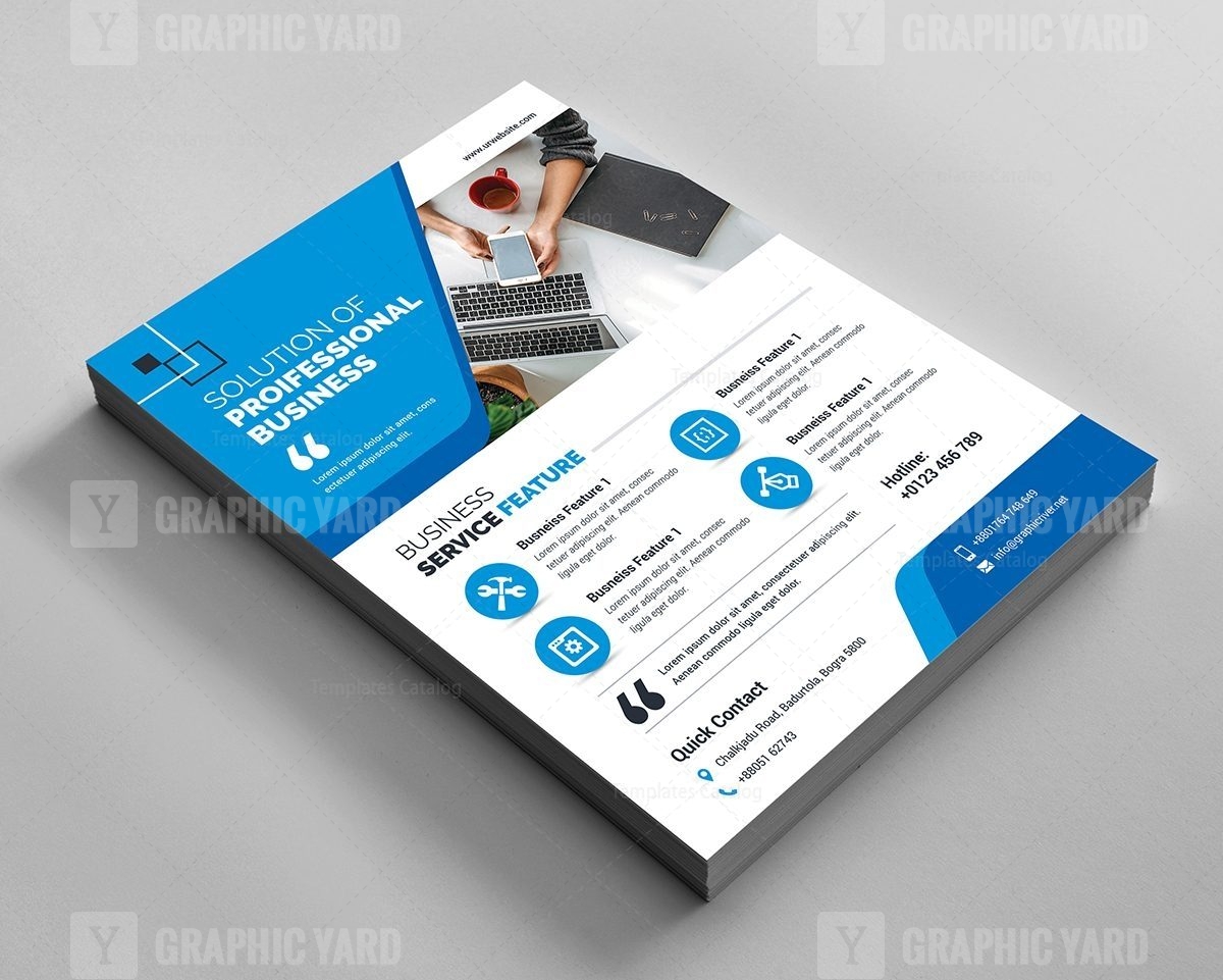 Professional Flyer Design · Graphic Yard | Graphic Templates Store