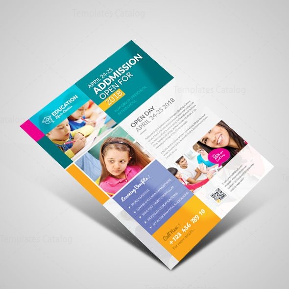 Professional School Flyer Design Template · Graphic Yard | Graphic ...